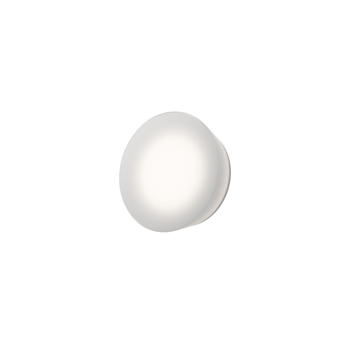 SONNEMAN Mist 1-Light LED Round Textured White Clear Etched Glass Diff ...