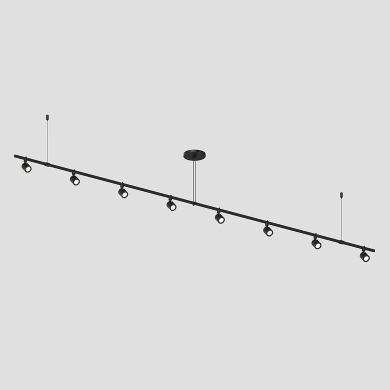 SONNEMAN Suspenders 96" 1-Tier Precise Bar-Mounted Aimable Aluminum Cy ...