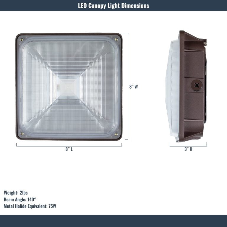 Straits Lighting LED - 25W - SU - 5000K - Dimmable Canopy Light – Lamps ...