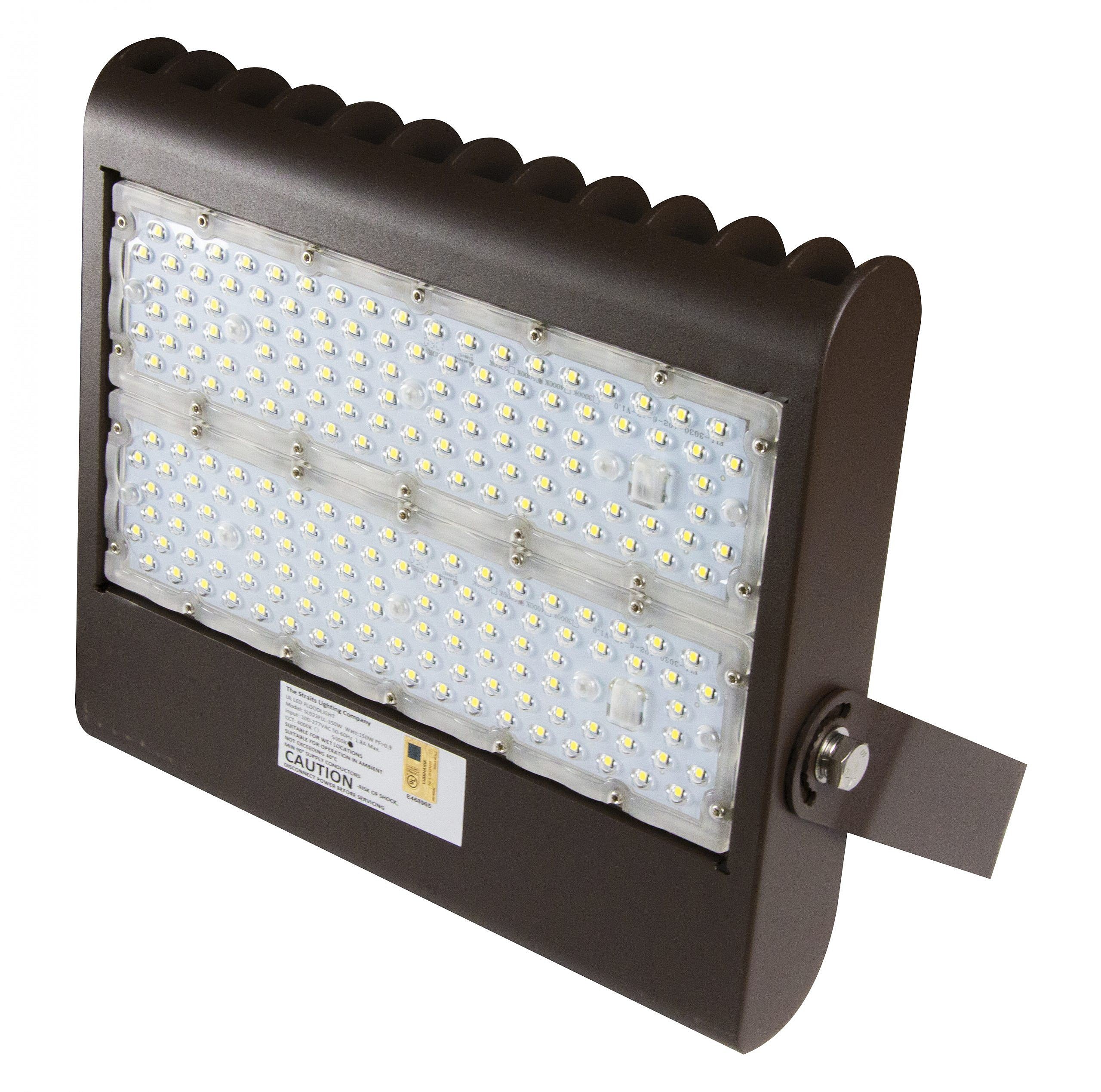 StraitsLighting FLL - 150W - High Voltage - 5000K - Yolk Mount Flood L ...