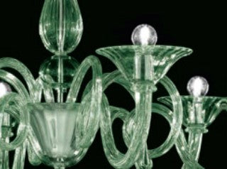 Sylcom Dolfin 1380/12+6-K-OCE Ocean Chandelier in Polished Chrome Meta ...