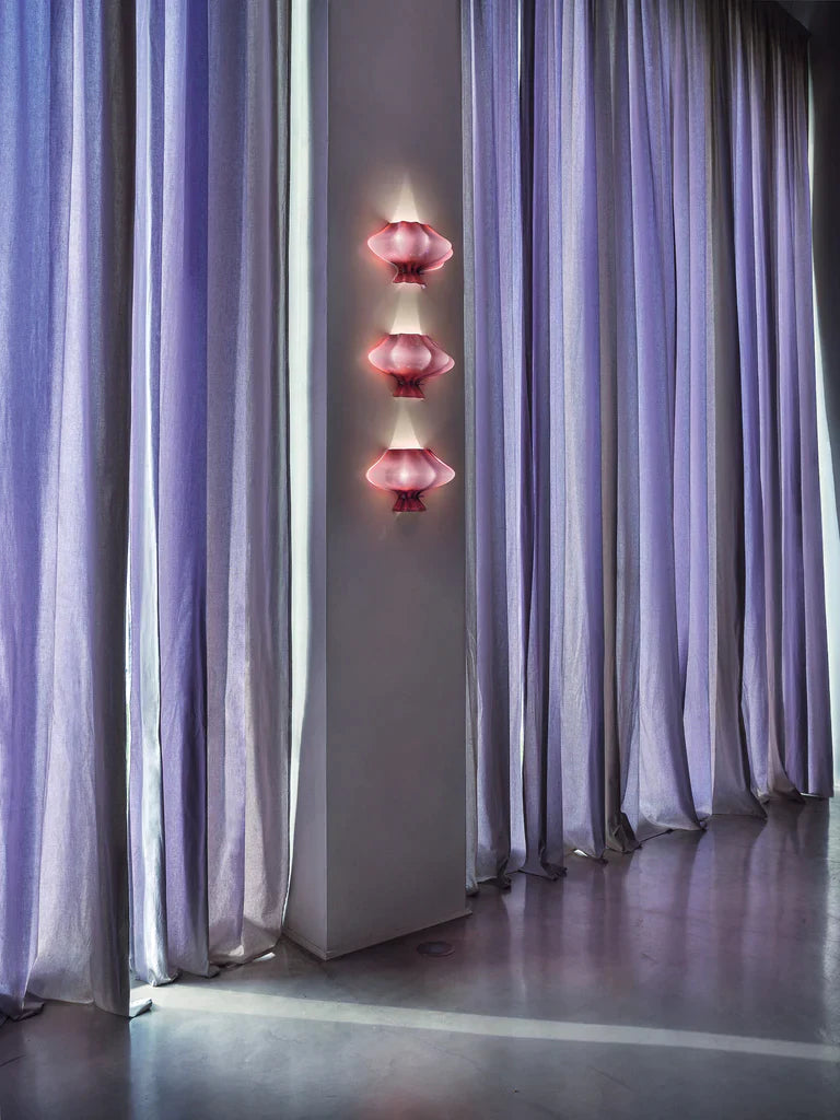 Sylcom Sweet 0145-K-BL.AMT Milky White Amethyst Wall Lamp in Polish Ch ...