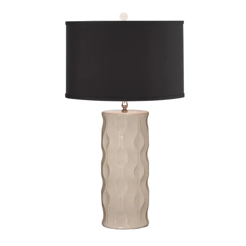 Thumprints Echo Ivory Gloss Table Lamp – Lamps Depot