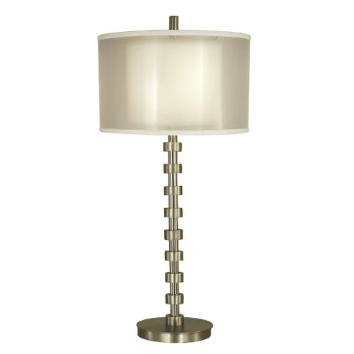 Thumprints Eclipse Brushed Nickel Table Lamp – Lamps Depot