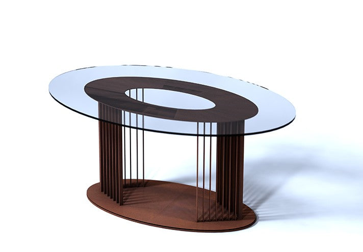 TrackDesign OVOV | Corten Coffee Table – Lamps Depot