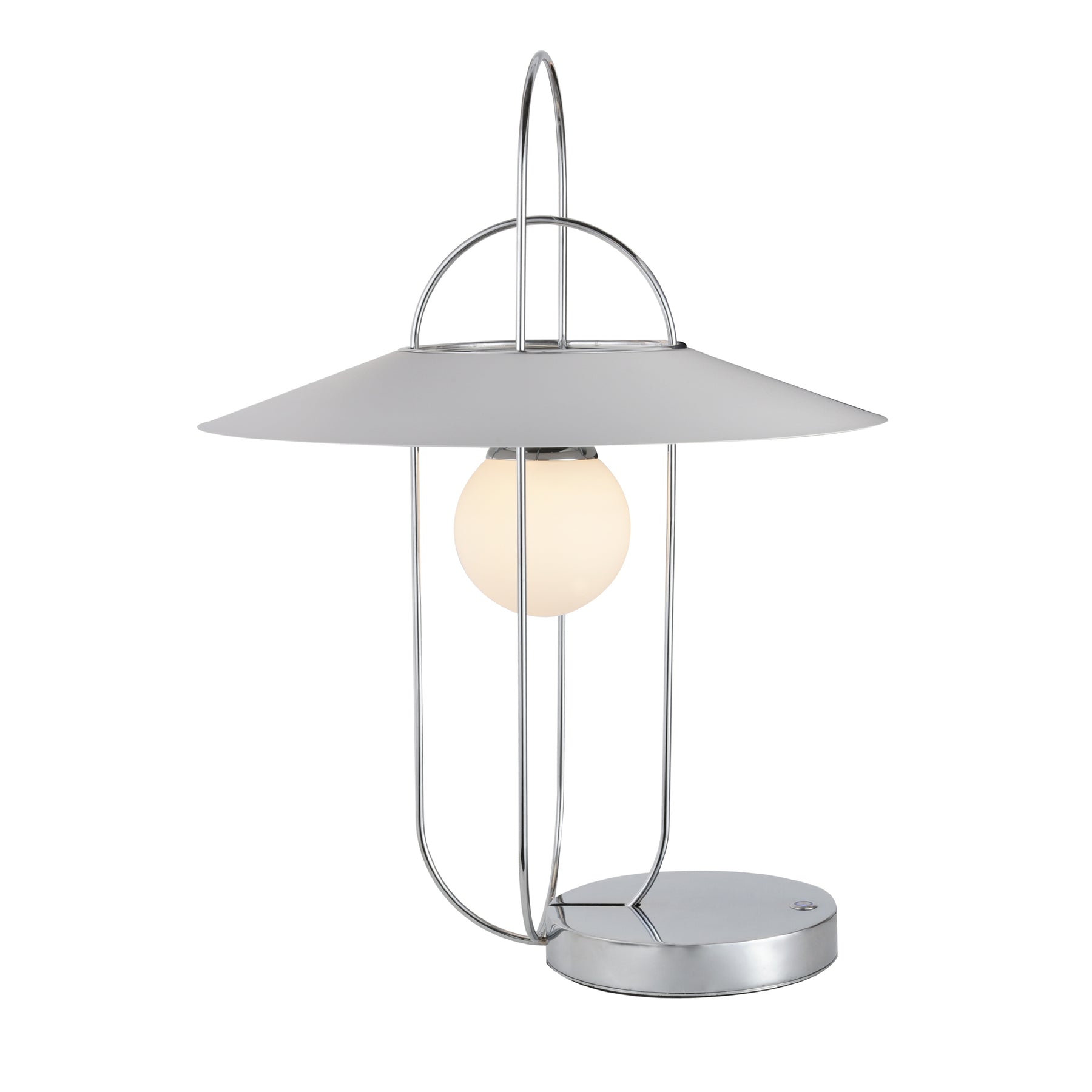 VONN Lyra 24" Chrome Height Integrated LED Table Lamp With Touch Senso ...