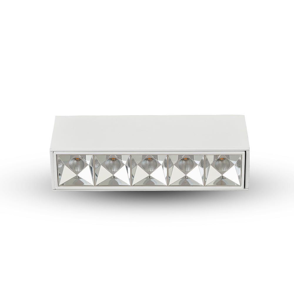 Vonn Lighting Rubik 6" 5-Light White Integrated LED Fixed Surface Moun ...