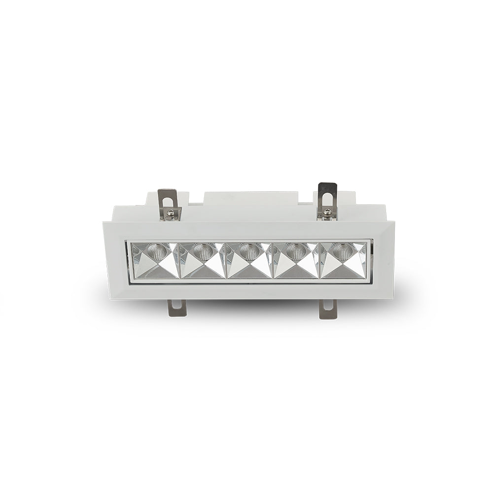 Vonn Lighting Rubik 7" 5-Light White Integrated LED Adjustable Recesse ...