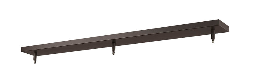 Z-Lite 5" Multi Point Canopy Bronze Steel 3-Light Ceiling Plate – Lamps ...