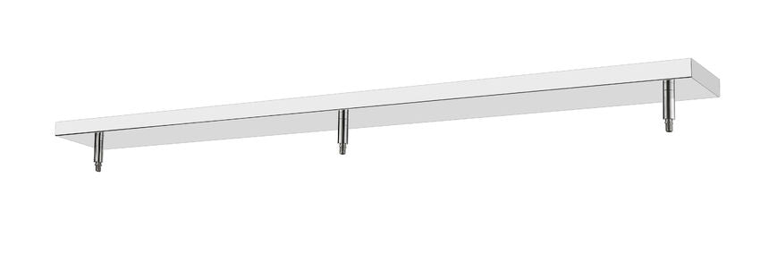Z-Lite 5" Multi Point Canopy Chrome Steel 3-Light Ceiling Plate – Lamps ...
