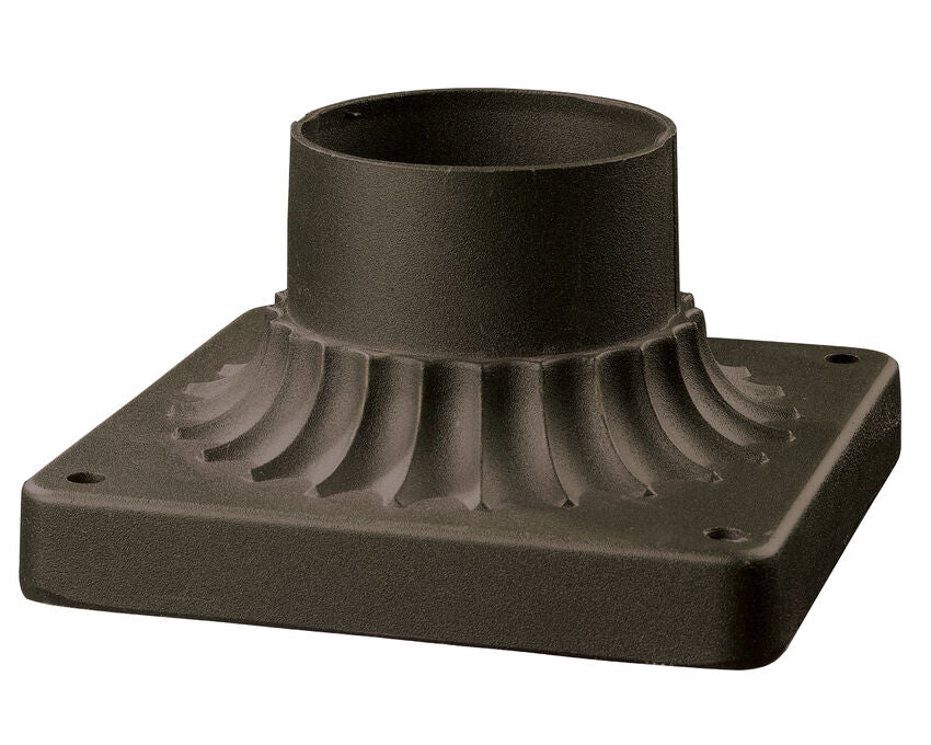 Z-Lite 6" W x 3" H Oil Rubbed Bronze Aluminum Outdoor Pier Mount Post ...