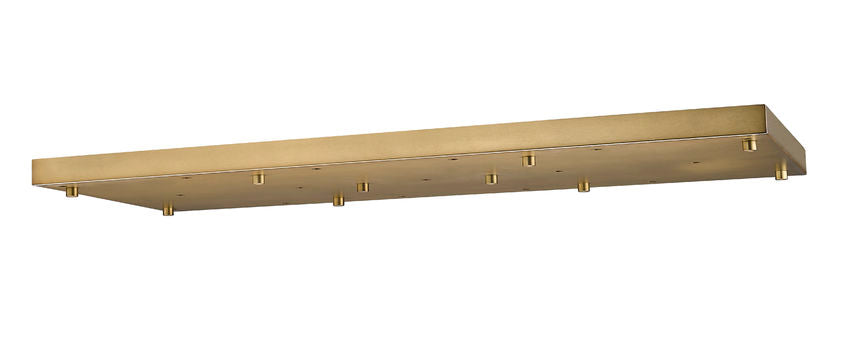 Z-Lite Multi Point Canopy 42" Rubbed Brass Steel Ceiling Plate – Lamps ...