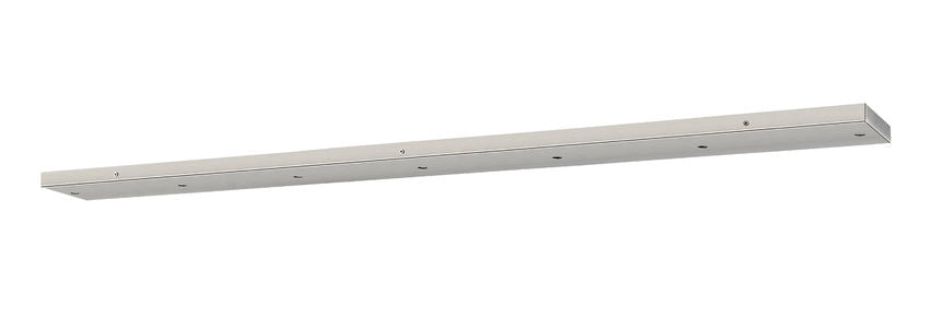 Z-Lite Multi Point Canopy 54" Brushed Nickel Steel Ceiling Plate ...