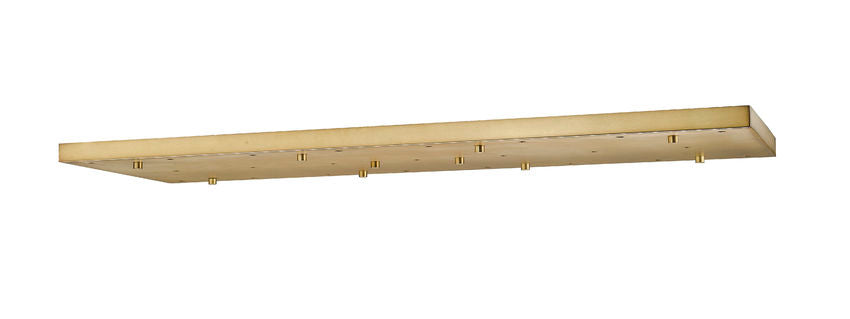 Z-Lite Multi Point Canopy CP5423L-MGLD 54" Modern Gold Steel Ceiling P ...