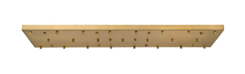 Z-Lite Multi Point Canopy CP5423L-RB 54" Rubbed Brass Steel Ceiling Pl ...