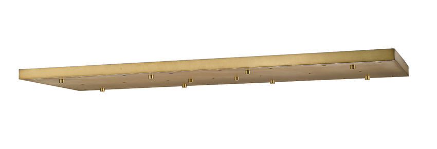 Z-Lite Multi Point Canopy CP5423L-RB 54" Rubbed Brass Steel Ceiling Pl ...